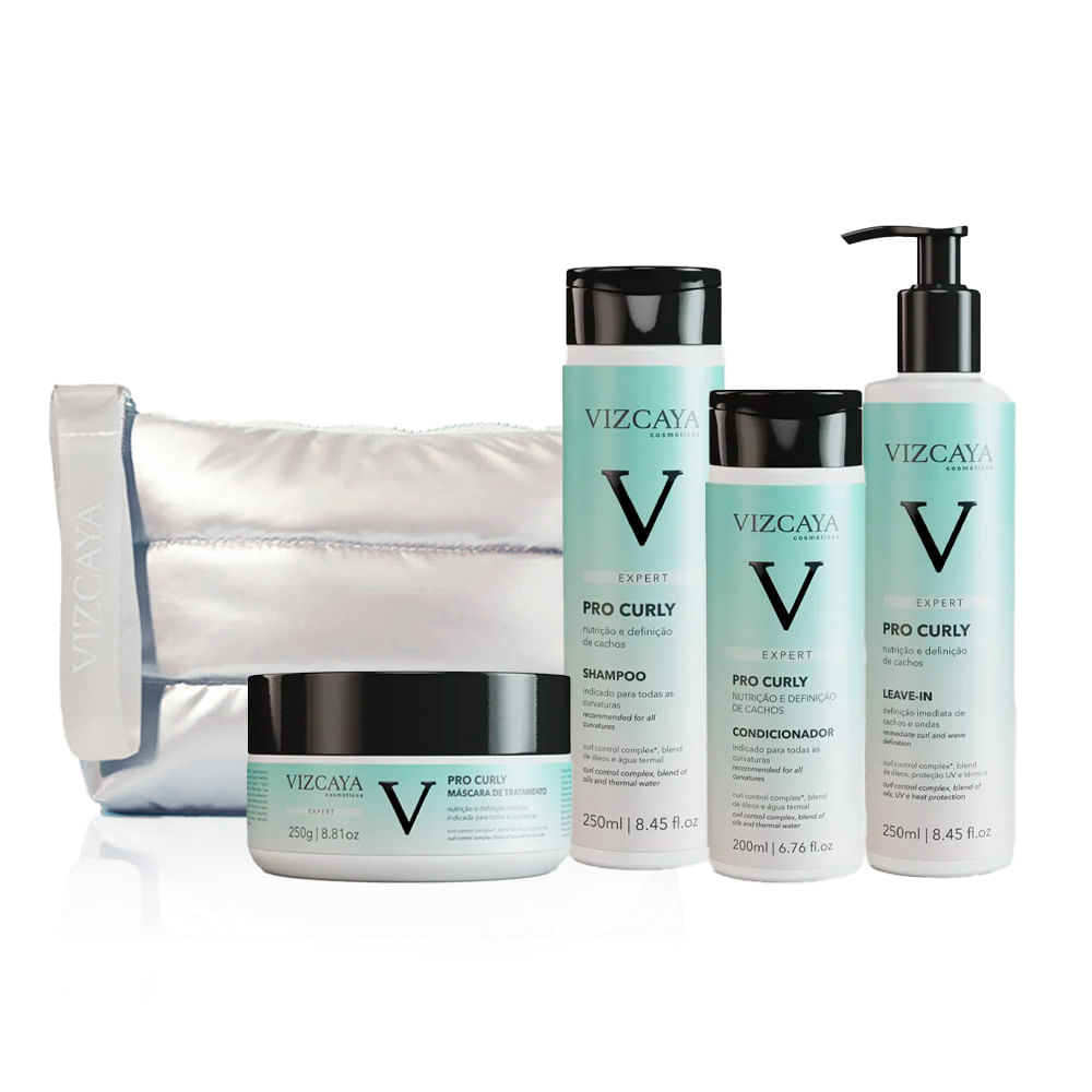 Kit Completo Expert Pro Curly + Necessaire - Loja Vizcaya